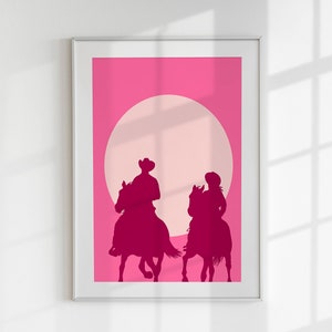 Digital Download Art Print | Sunset Riders Art Print | Western Art ...