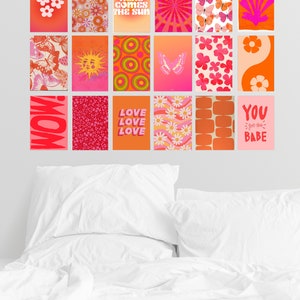 Funky Pink Wall Collage Kit | Digital Download | 75 Images - Etsy