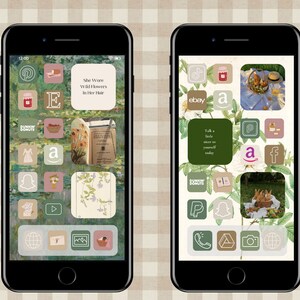 Spring Time Cottage Core Aesthetic Phone Icons| iPhone and Android ...