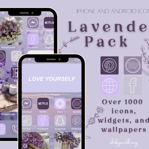 Kawaii Aesthetic Mobile Icons Pack for Android and Iphone - Etsy