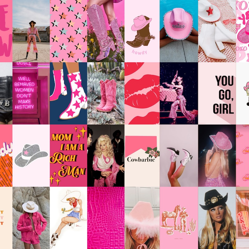 Preppy Collage Wallpaper - Etsy