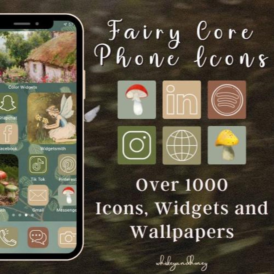 Fairycore App Icons | IOS and Android, Widgets and Wallpapers (digital ...