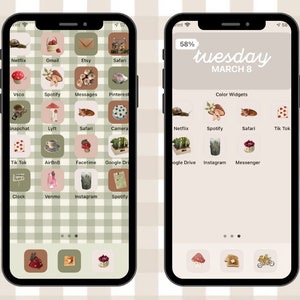 Cottage-core Aesthetic Pictures Icons Pack | Android and iPhone Icons ...