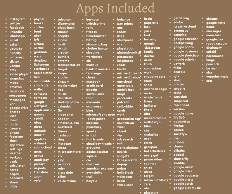 Spring Cottagecore App Icons | iPhone & Android (digital Download - Etsy