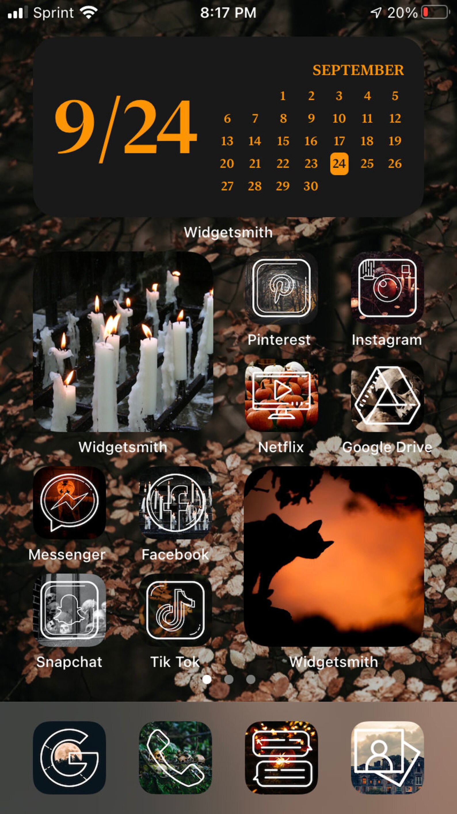 Spooky Halloween Iphone IOS14 Icons Pack - Etsy