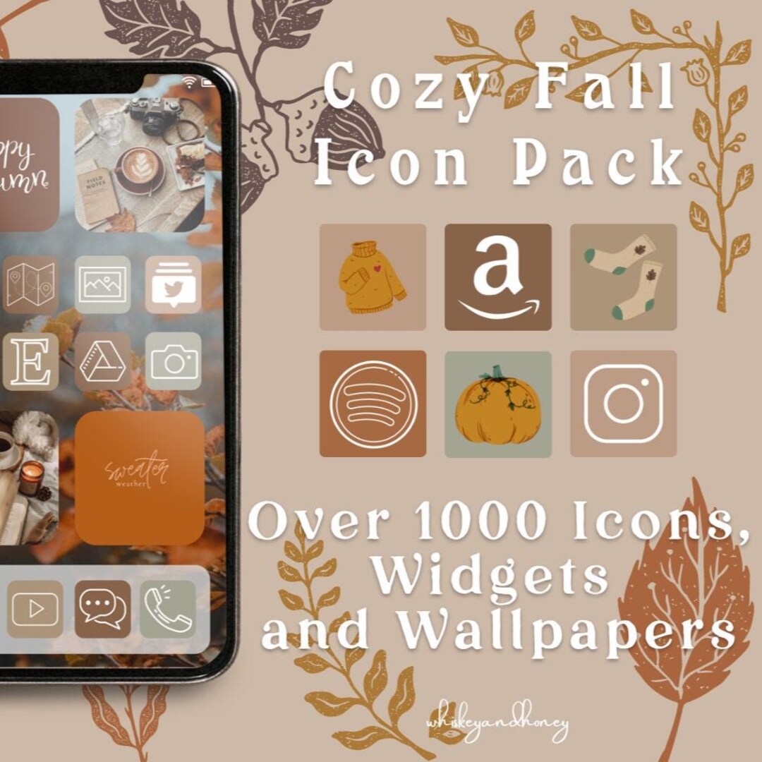 Cozy Fall App Icons | IOS 14 Covers, Widgets, Wallpapers (digital ...