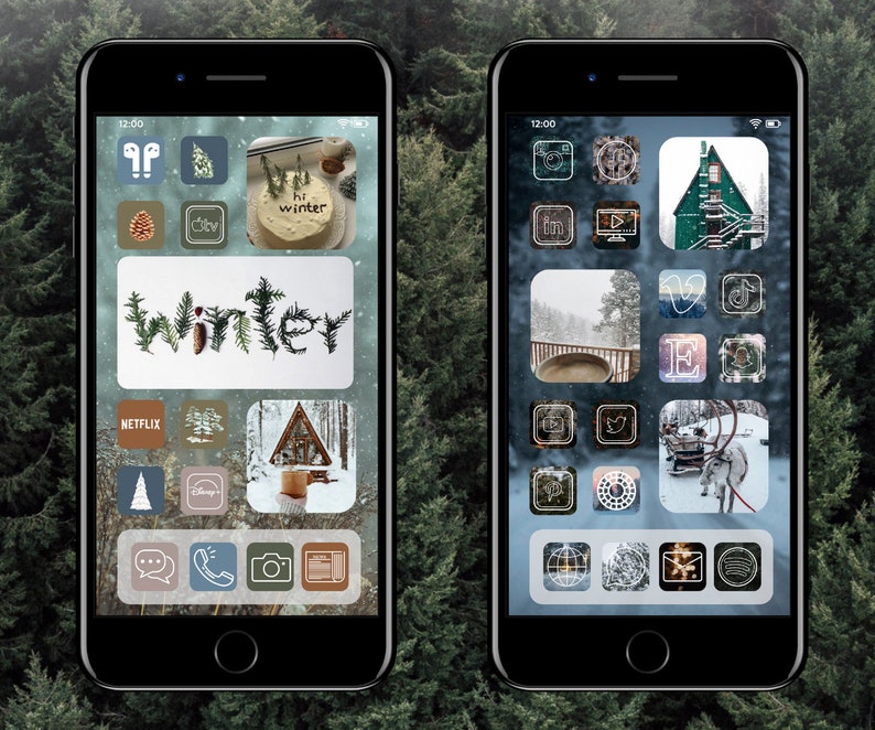 Winter App Icons | Ios & Android, Widgets (digital Download) - Etsy