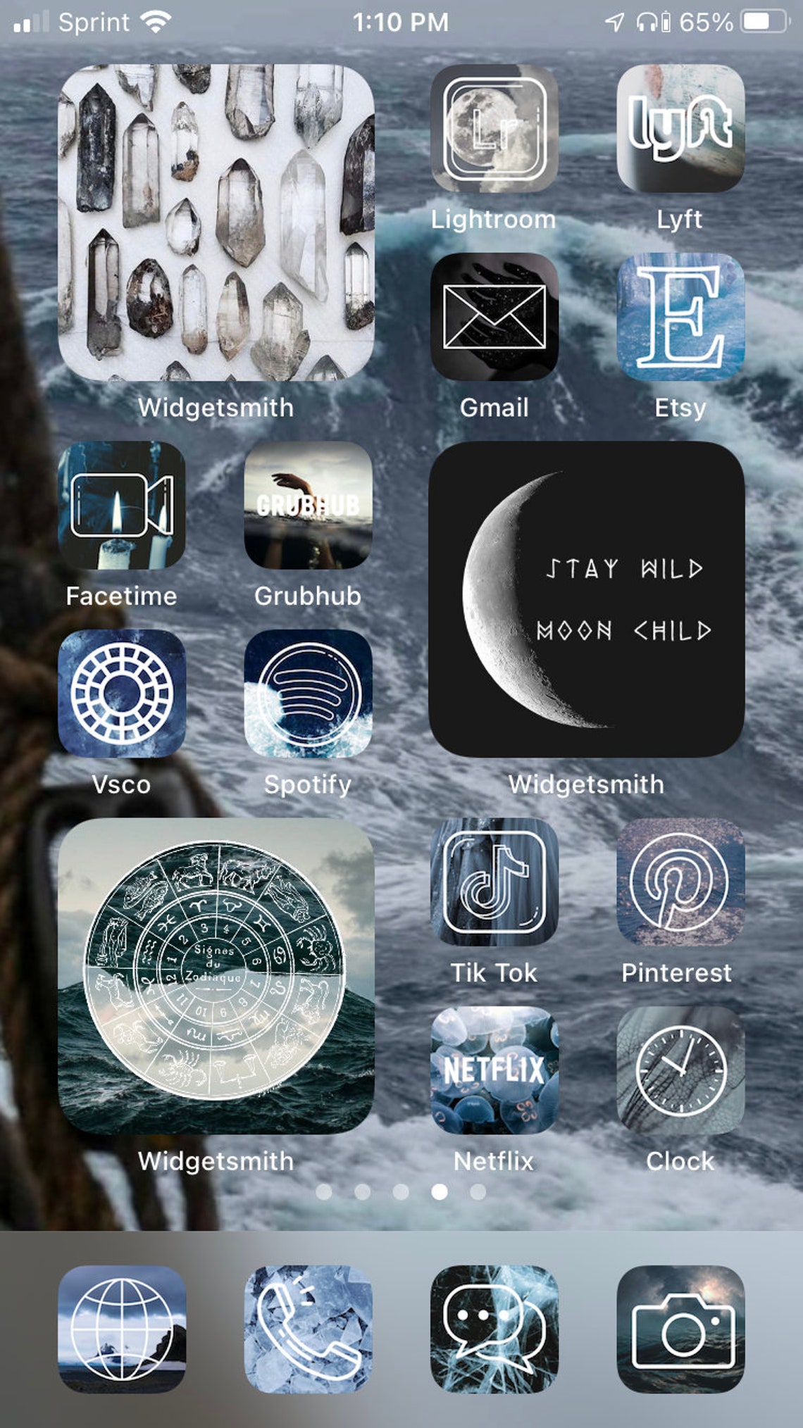 Cancer Zodiac IOS App Icons & Wallpapers (digital Download) - Etsy