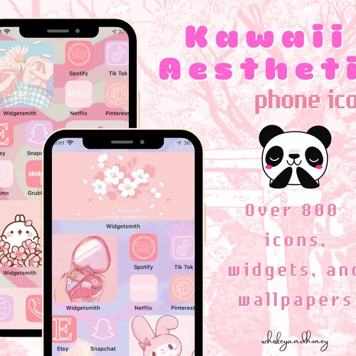 Lavender Aesthetic Phone Icons Pack Iphone IOS14 and Android - Etsy