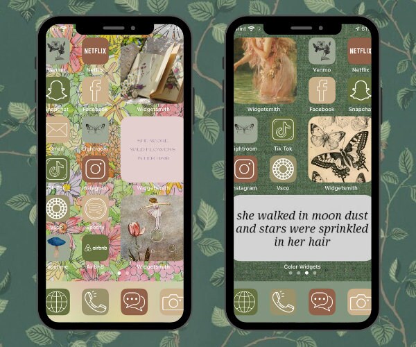 Fairycore App Icons | IOS and Android, Widgets and Wallpapers (digital ...