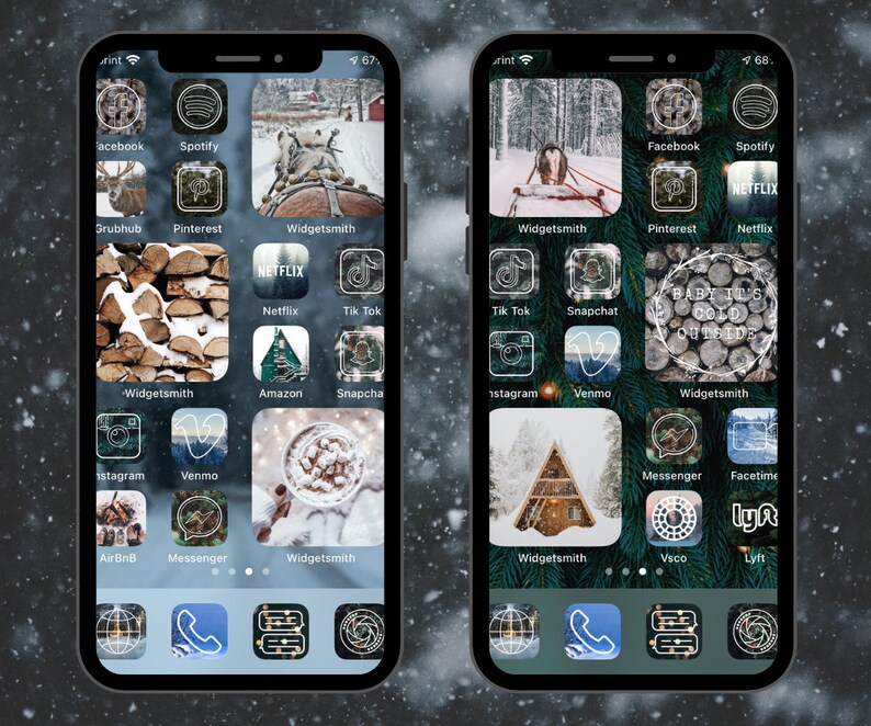 Winter App Icons | Ios & Android, Widgets (digital Download) - Etsy