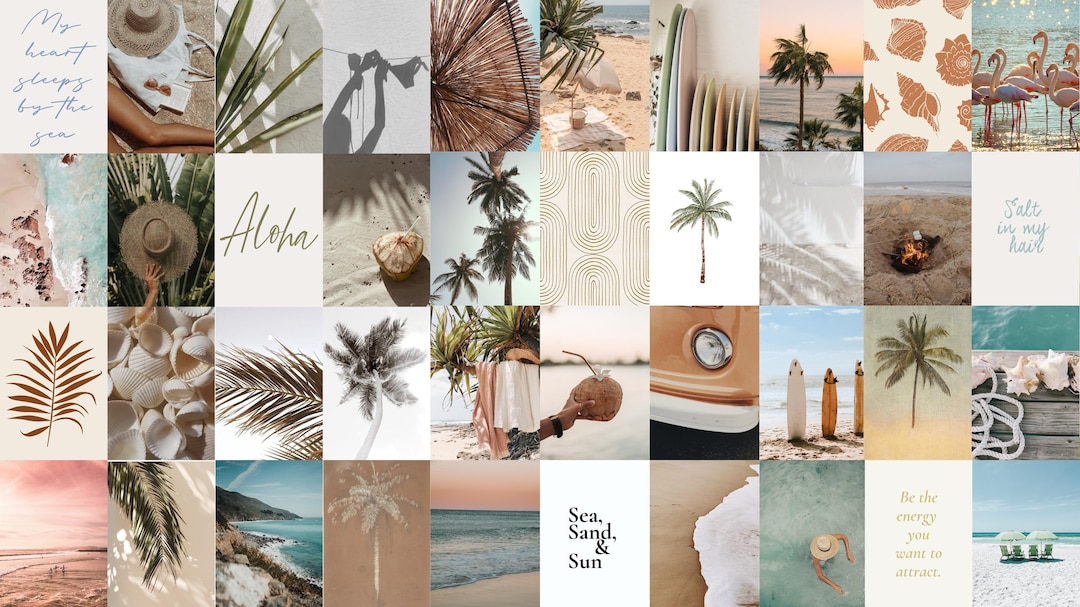 Boho Beach Wall Collage (digital Download, 75 4x6 Prints) - Etsy