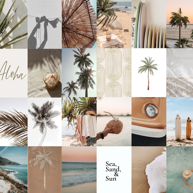 Beach Collage Kit - Etsy
