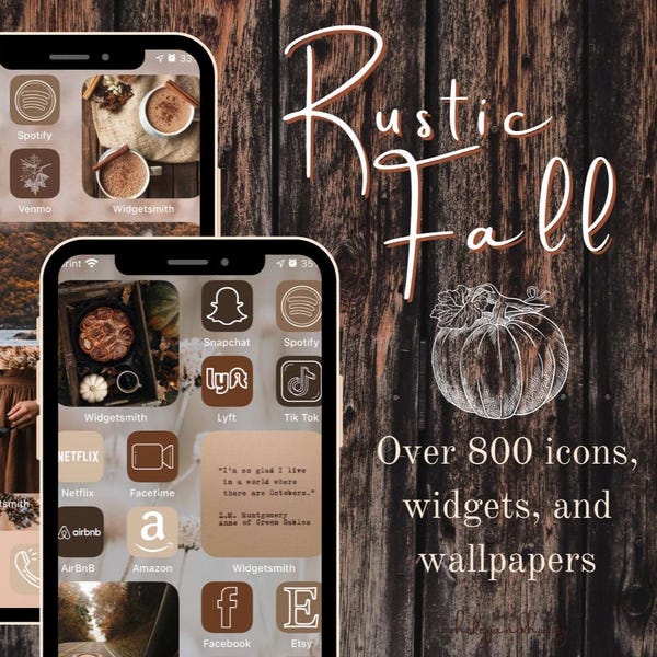Fall App Icons - Etsy