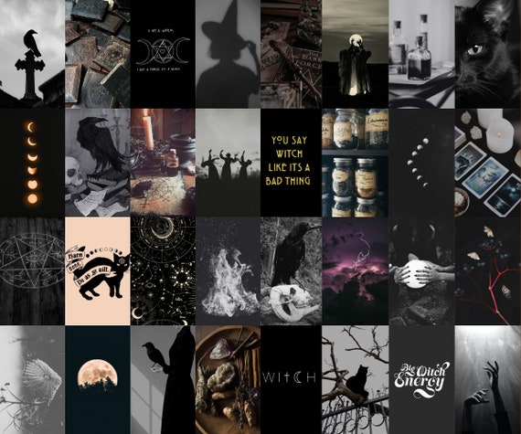 Season of the Witch Aesthetic Wall Collage Witchy Collage - Etsy Australia