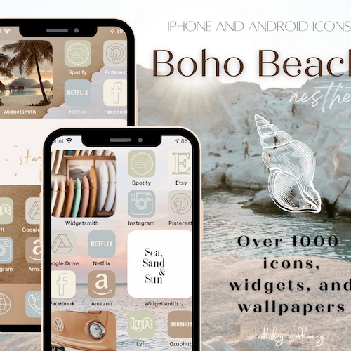 Beach Boho Aesthetic Ios App Icons 52 Iphone Ios 14 Aesthetic - Etsy Beach Boho Aesthetic Ios App Icons 52 Iphone Ios 14 Aesthetic - Etsy
