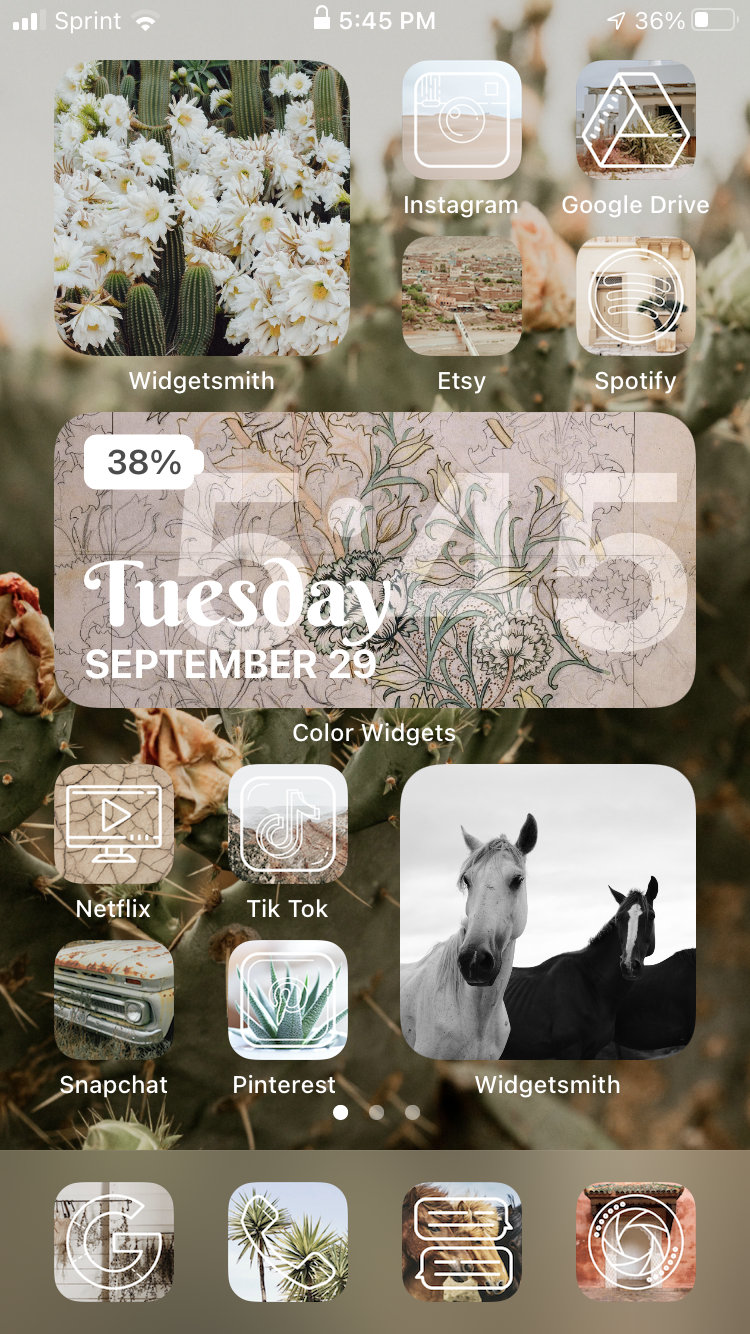 Boho Desert Icons Pack Android and Ios 14 Icons | Etsy