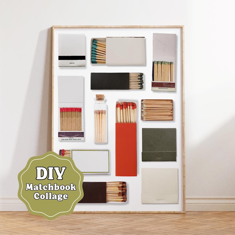 Custom Matchbook Template - Etsy
