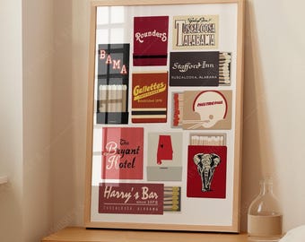 University of Alabama Print - Etsy