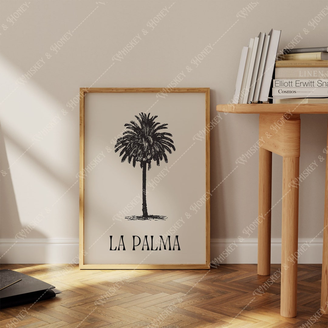 Digital Download | La Palma Art Print | Mexican Wall Art Print ...