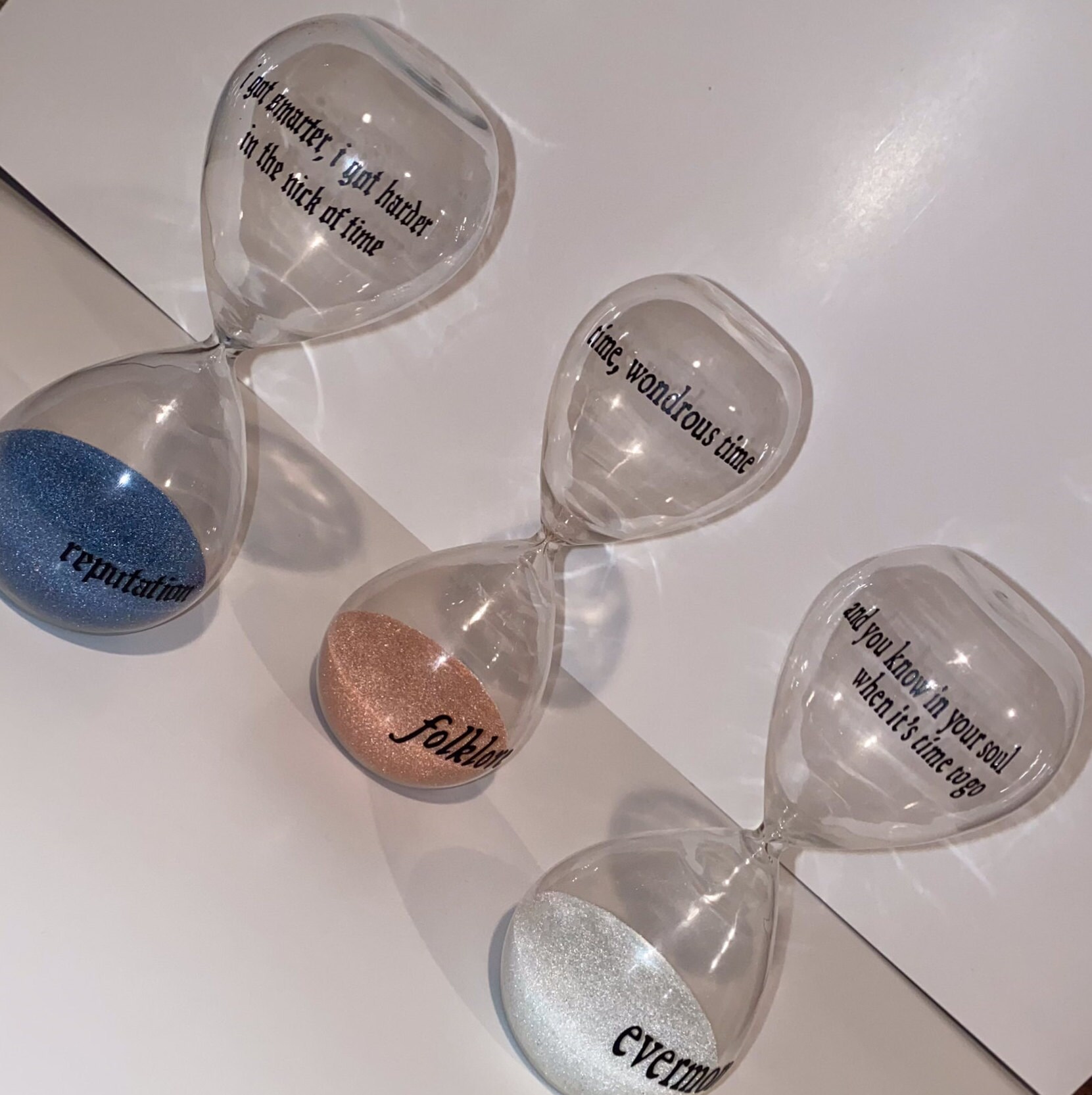 Taylor Swift Unique Hourglass Folklore Evermore | Etsy