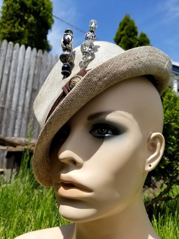 Silver and Black Decorative Hat Stick Pins / Lapel Pin / Scarf | Etsy