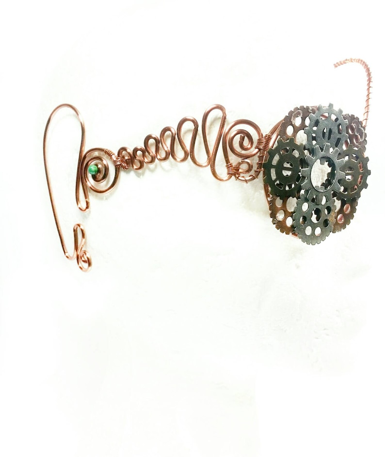 Steampunk Monocle. Metal Gear Wire Eyewear. "cyclops" - Etsy