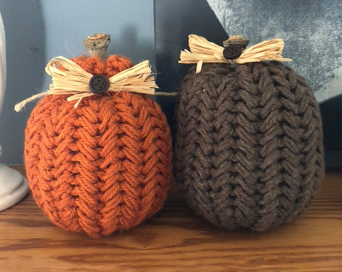 The Chunky Pumpkin Crochet Pattern - Etsy