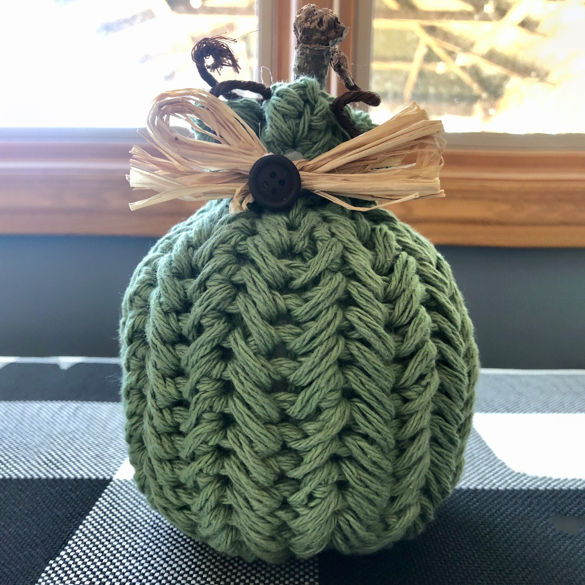 The Chunky Pumpkin Crochet Pattern - Etsy