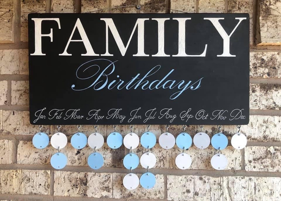 Family/birthday Signs - Etsy