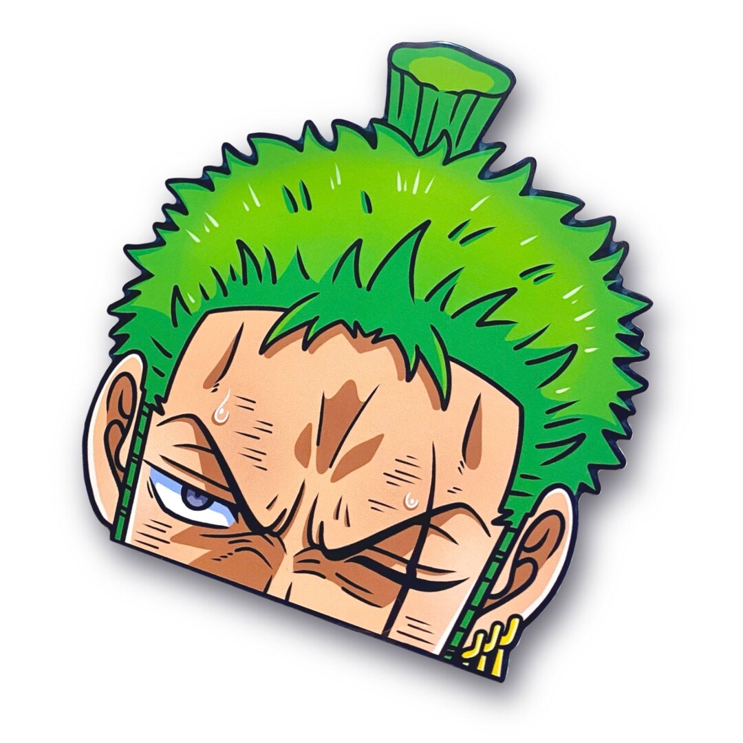 Zoro Vinyl Decal Peeker Sticker - Etsy
