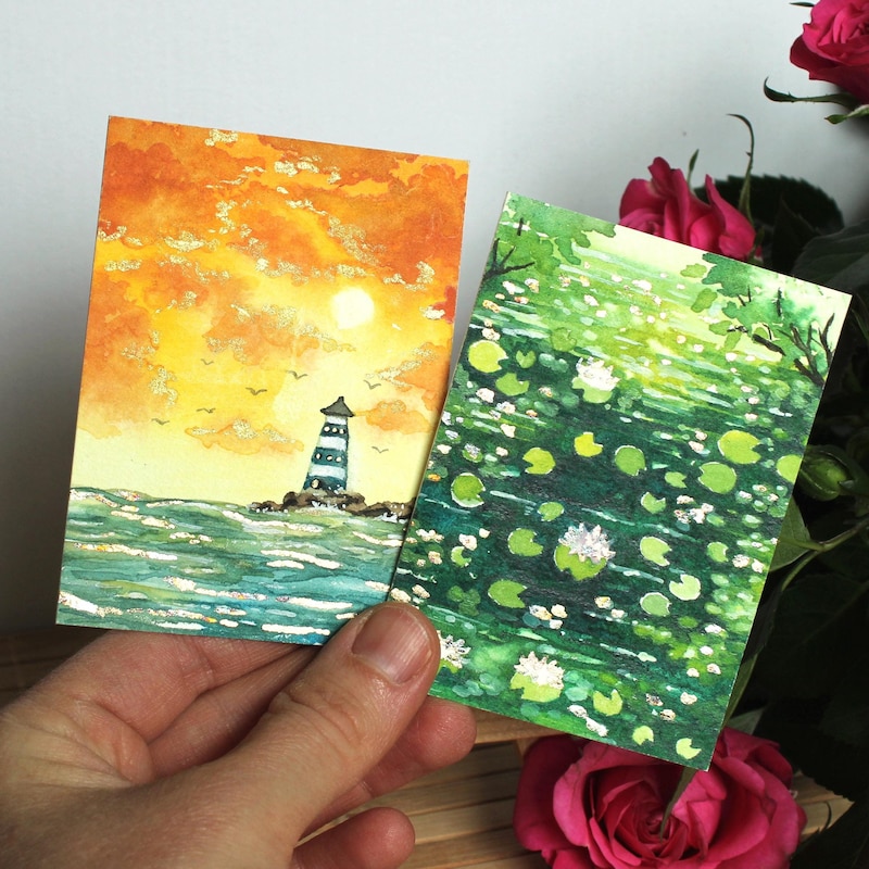 Aceo Original Art - Etsy