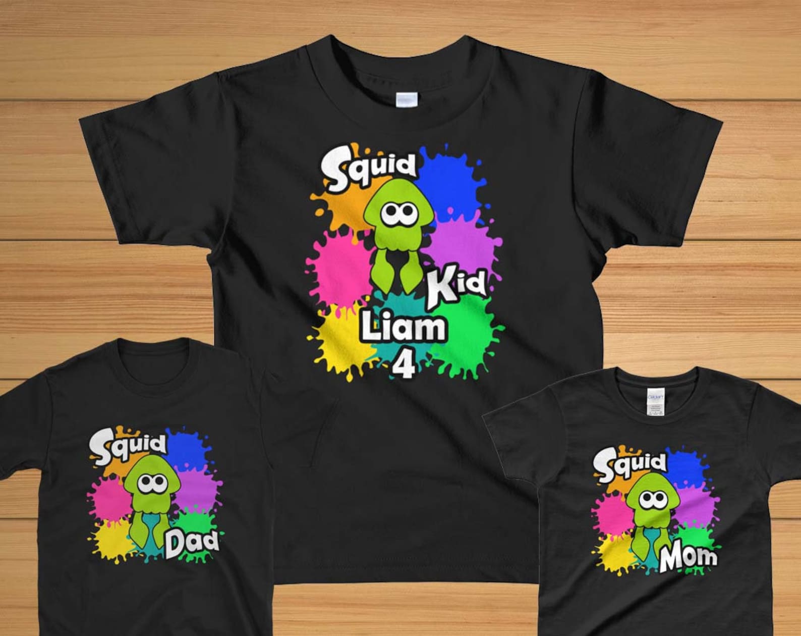 Splatoon Birthday Shirt/splatoon Party/squid Kid/splatoon Birthday ...