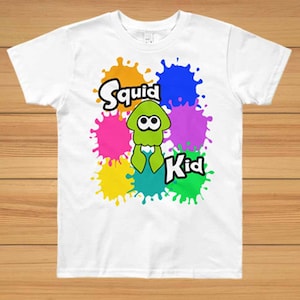 Splatoon Kids Shirt/splatoon 2 Shirt/splatoon Kids Clothes/splatoon 2 ...