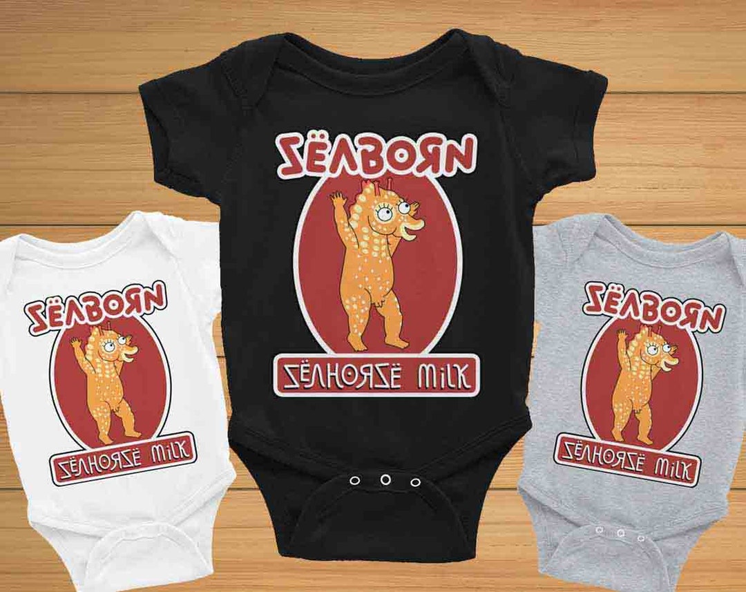 Bojack Horseman Baby Onesie/seaborn Seahorse Milk/bojack Horseman ...