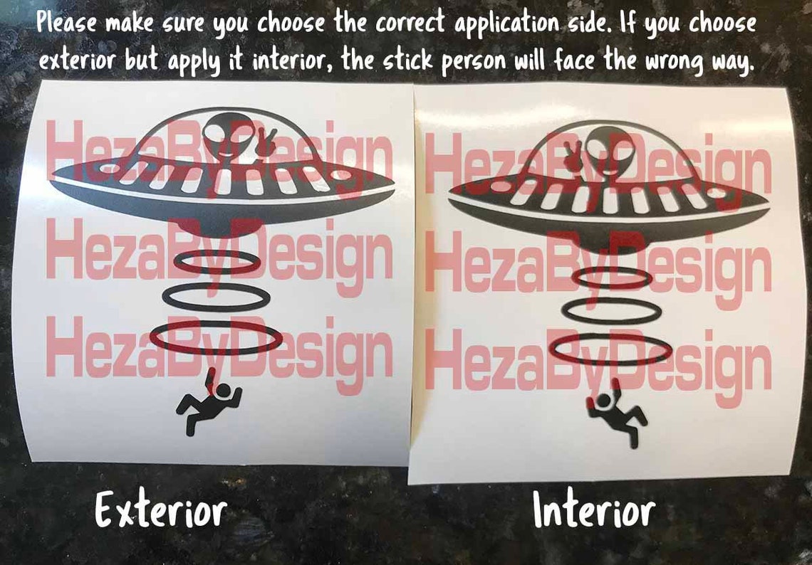 Jeeper Windshield Decal Alien Abduction/ufo Jeeper Sticker - Etsy