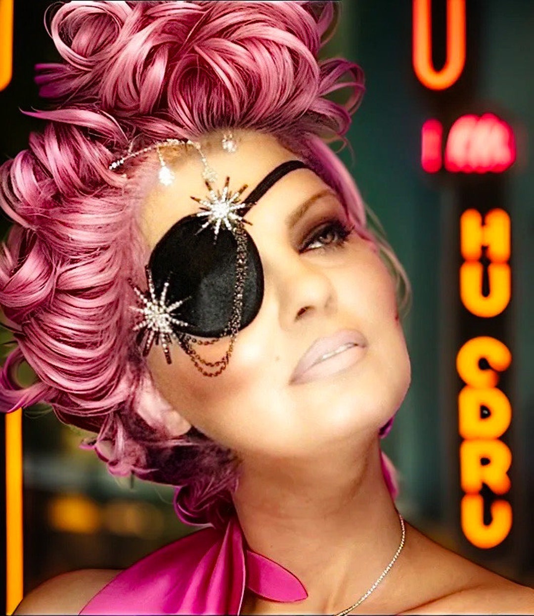 Superstar Rhinestone Eye Patch/eye Cover /ocular Aid / Vision Accessory ...