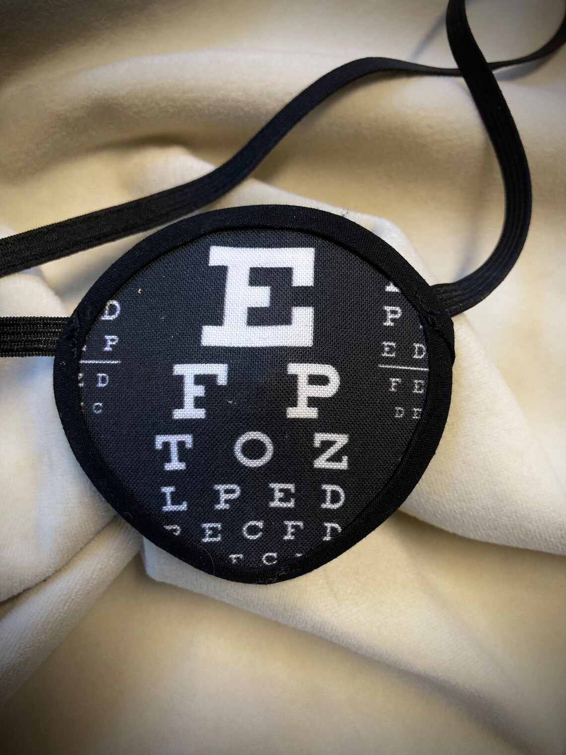 Unisex Vision Chart Eye Patch /eye Cover /ocular Aid / Vision - Etsy