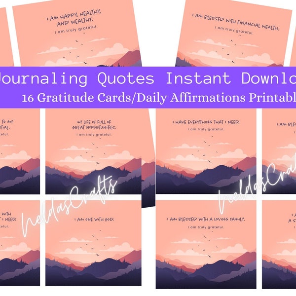 Gratitude Cards - Etsy