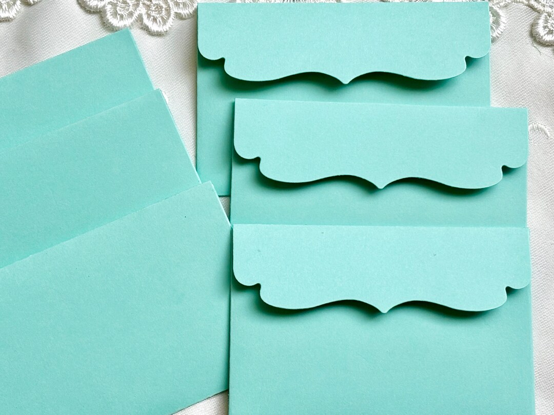 Bubble Gum Green Mini Envelope Set mini-lopes Perfect for Business ...