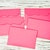 Set of 15 Pretty Baby Pink Mini Handmade Envelopes (mini-lopes) for ...