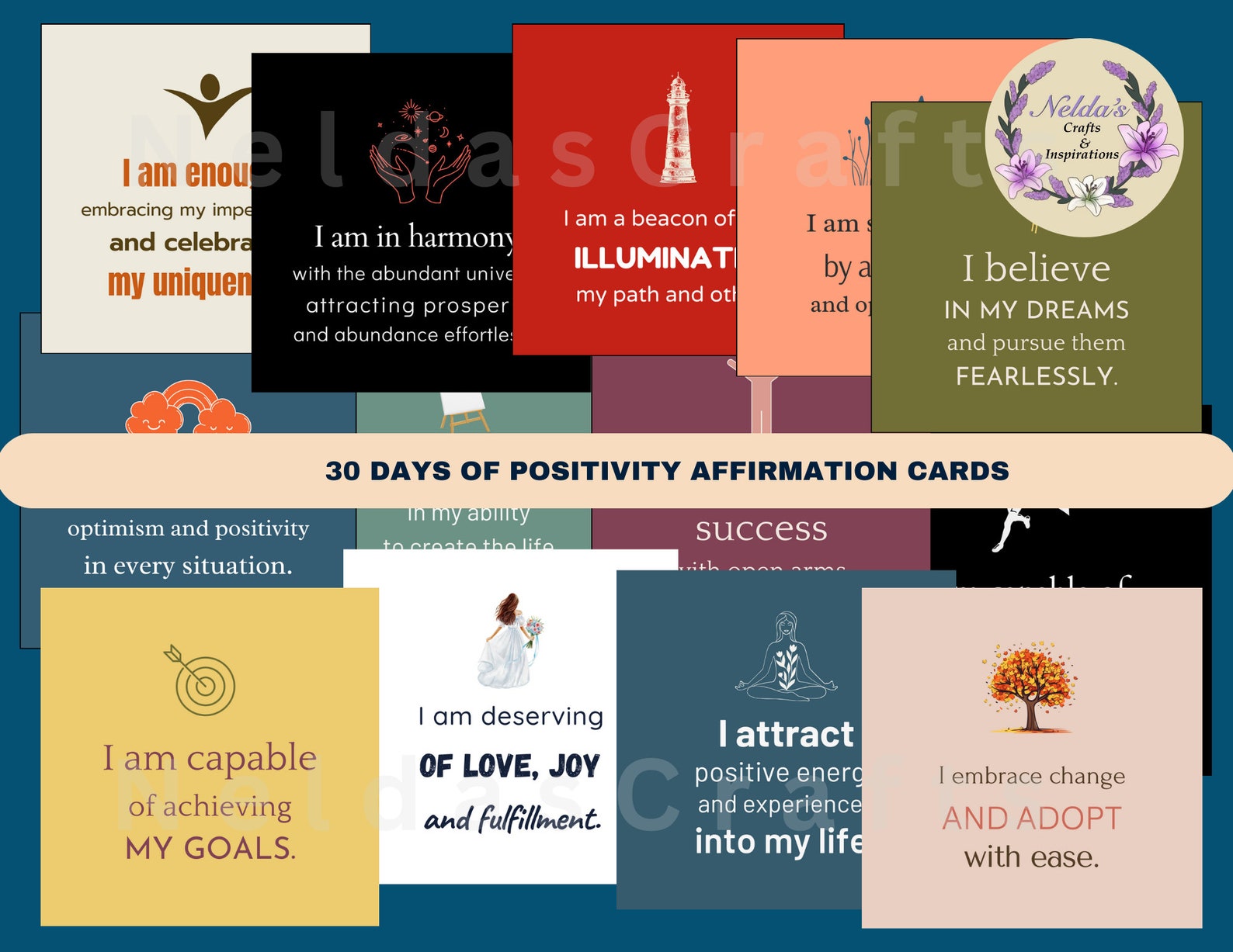 30 Days of Positivity Affirmations for Morning and Night Instant ...