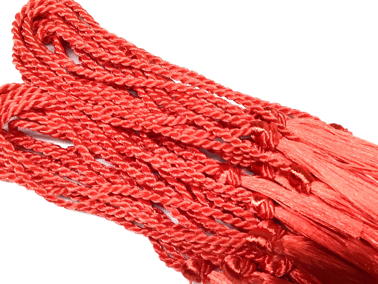 2 Red Bookmark Loop, Red Bookmark Tassel, Red Bookmark Loop, Tassel ...