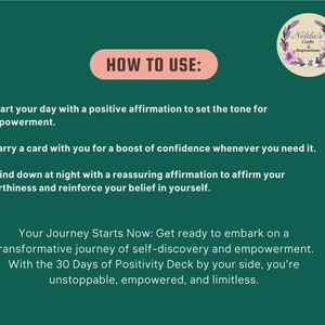 30 Days of Positivity Affirmations for Morning and Night | Instant ...