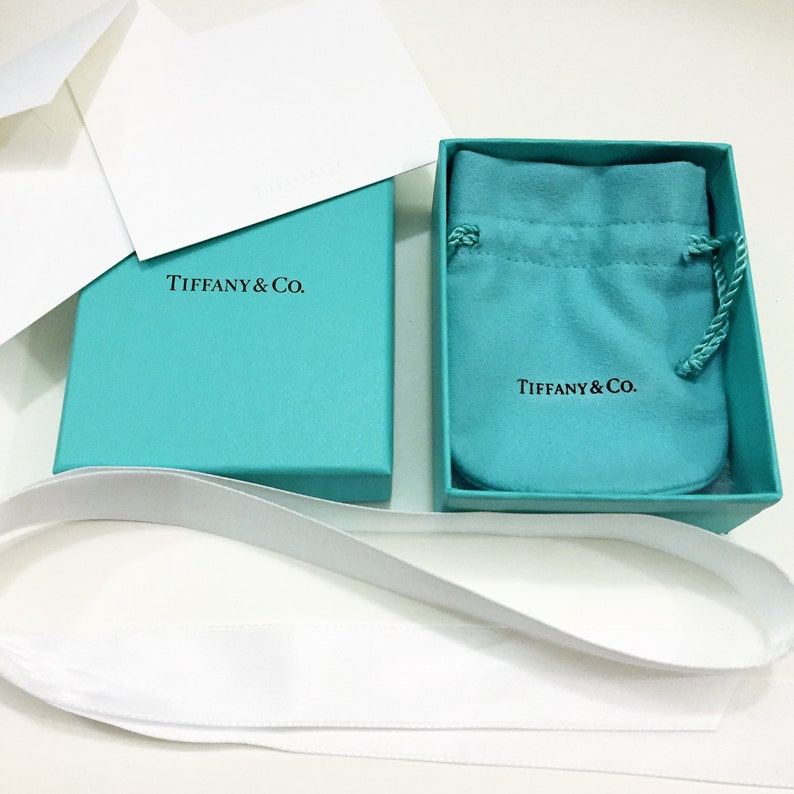 Tiffany & Co. Authentic Blue Box, Pouch, Gift Bag, Tiffany Card and ...