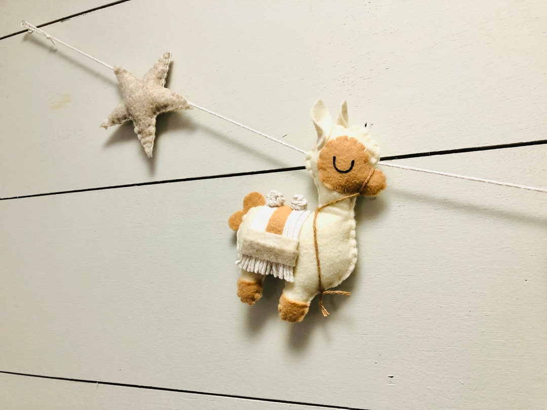 Saguaro Cactus Llama Fiesta Garland, Llama Cactus Kids Room Banner ...