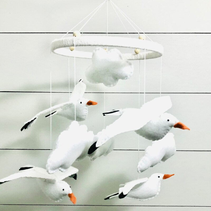 Flying Bird Mobile - Etsy