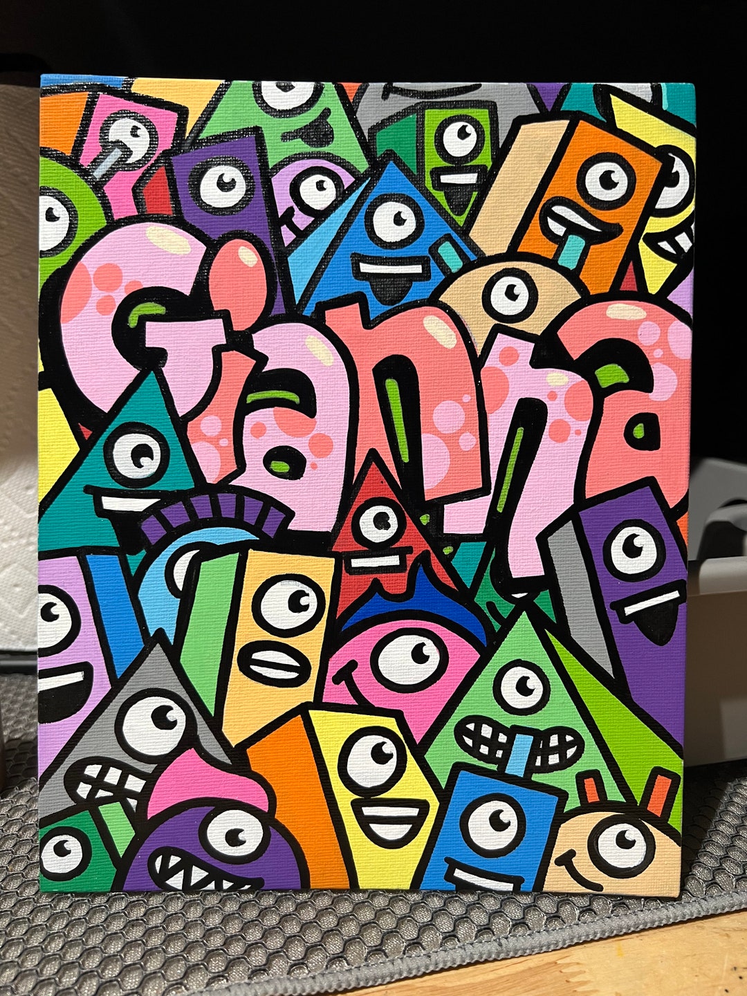 Custom Painting / Graffiti Name / Kids Paintings / Custom Artwork ...