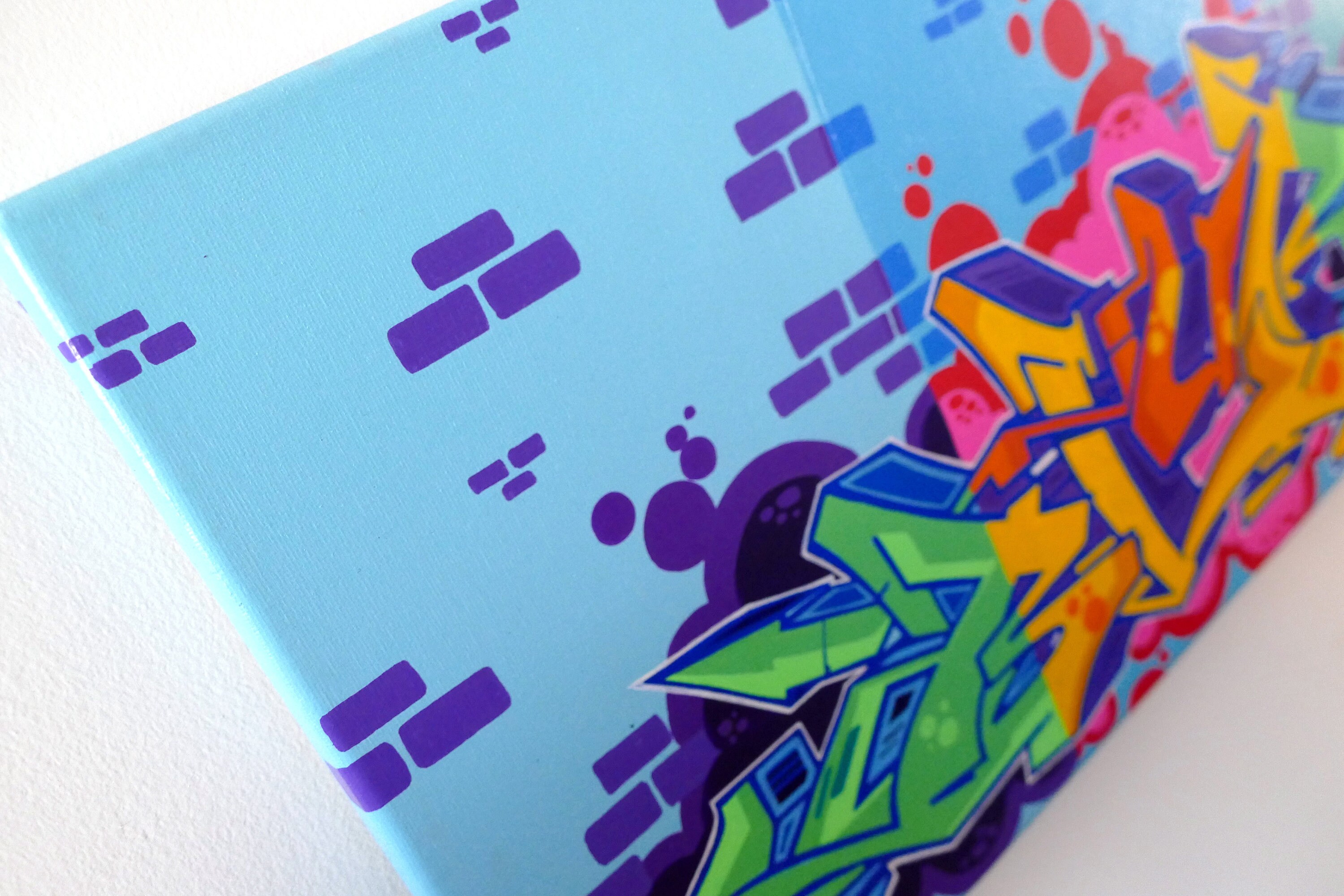 Colorful Graffiti Art Canvas / Graffiti Art / Canvas Art / Graffiti ...