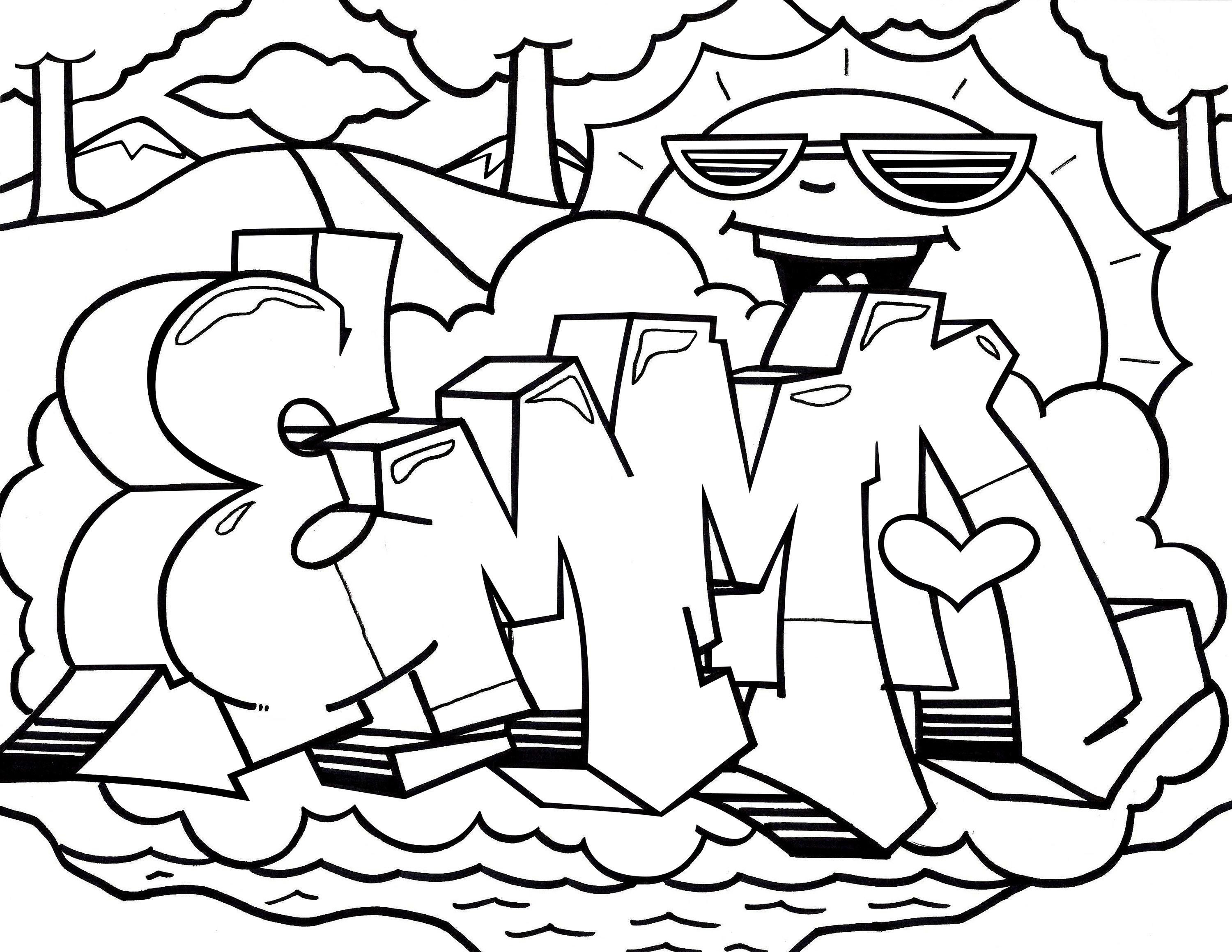 Emma Dibujo para colorear página de libro / Nombres de - Etsy España